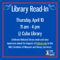 Cuba Circulating Library – Serving the community since 1872